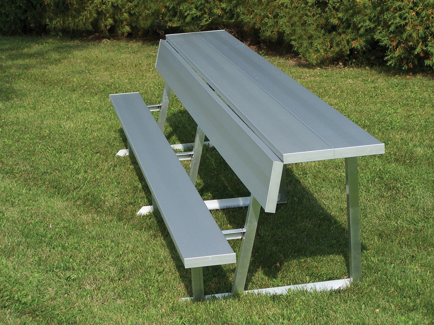 15' PORTABLE TEAM BENCH W/ BACK & SHELF – Practice Partner®